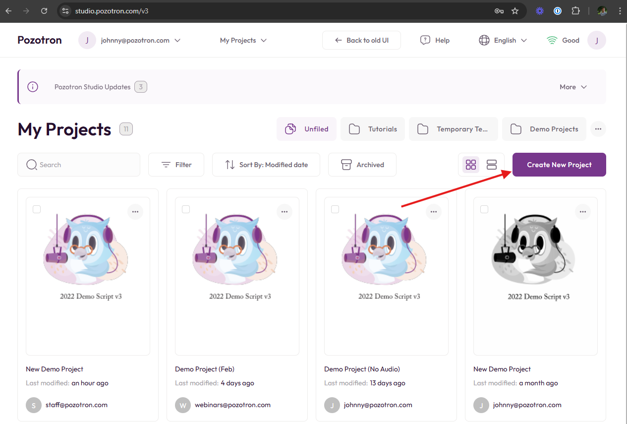 How to Create a New Project