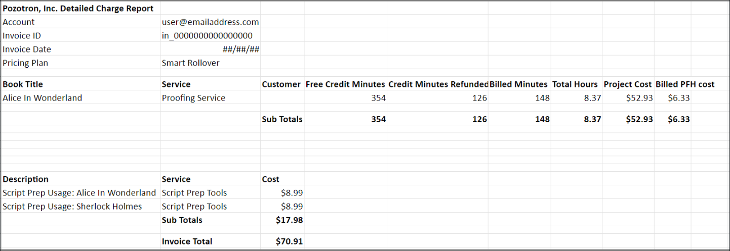 Understanding Your Invoices